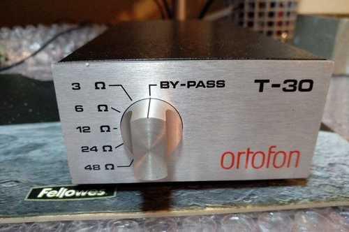 Ortofon T 30 Festima Ru Мониторинг объявлений