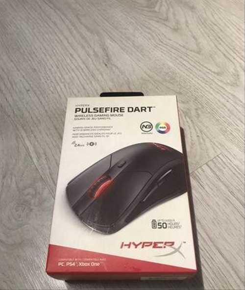 Игровая мышь hyperx pulsefire dart Москва Комьютерные аксессуары и