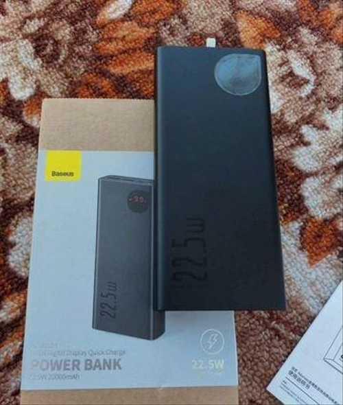 Power Bank Baseus 22.5w 20000mah