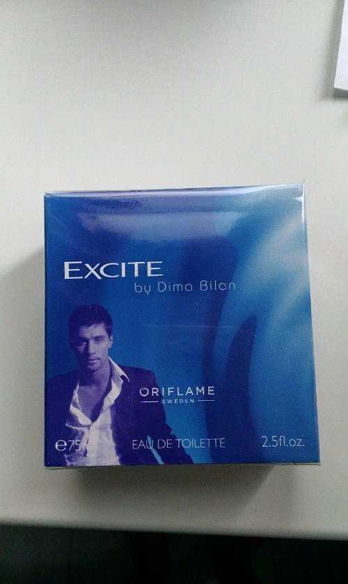 Туалетная вода excite by dima bilan oriflame