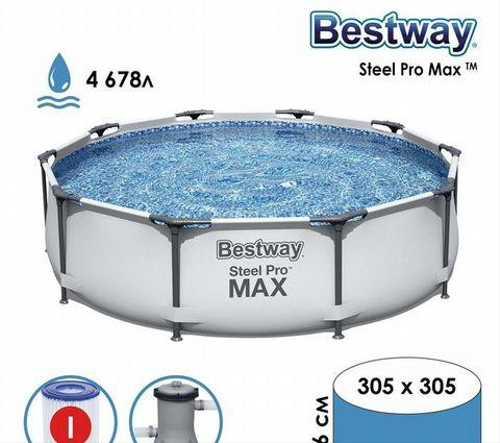Бассейн каркасный Bestway Steel Pro Max