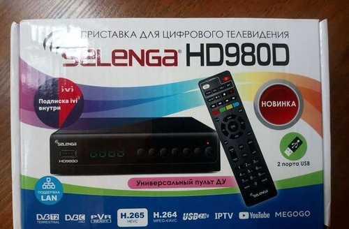 Цифровой телевизионный приемник Selenga HD980D