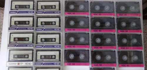Личная коллекция кассет с однократной записью