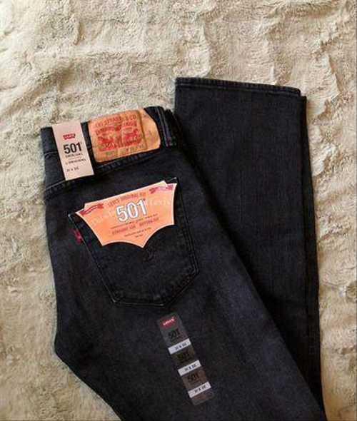 Джинсы серые Levi’s 501 31x32 новые