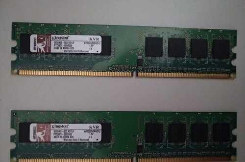 Оперативная память Kingston DDR2 512 мб