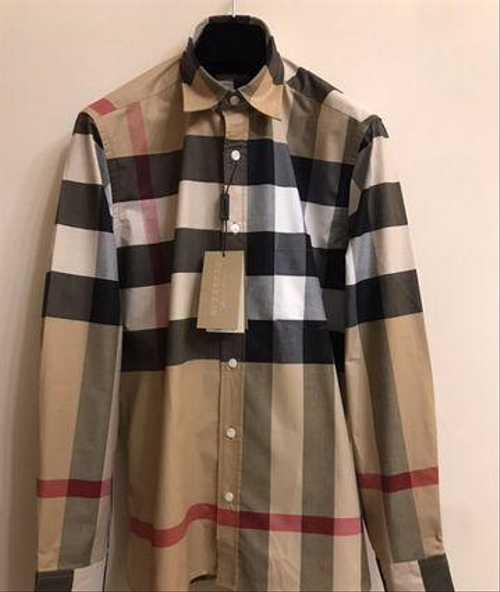 Рубашка мужская,burberry оригинал