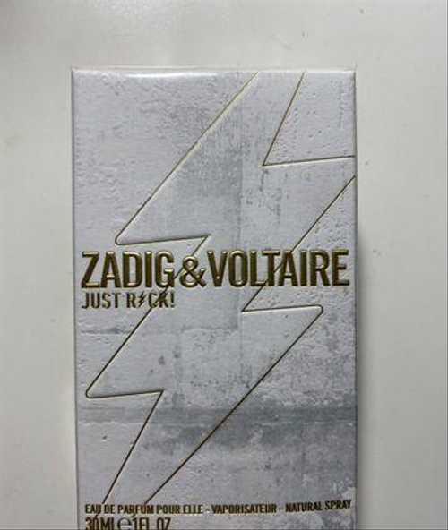 Zadig&Voltaire Just Rock 30 ml Новые