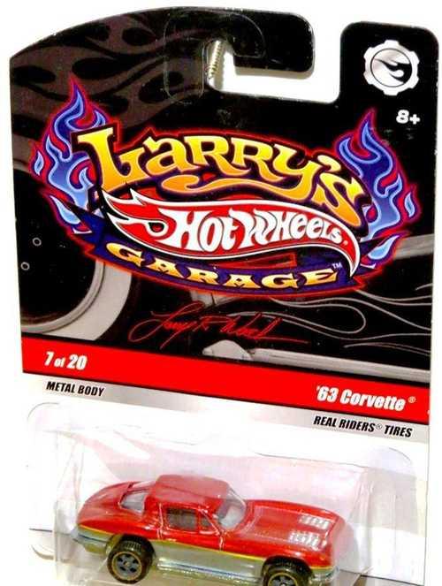 Hot Wheels '63 Corvette Larry's Garage