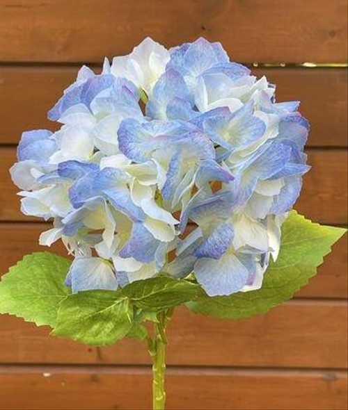Искусственные цветы Гортензия голубая