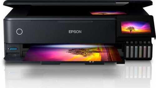 Мфу струйный epson L8180, A3, цветной, струйный