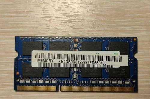 Оперативная память 4 Gb, DDR3