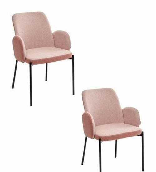 Комплект стульев nikki VF109 розовый / VF110 брусн