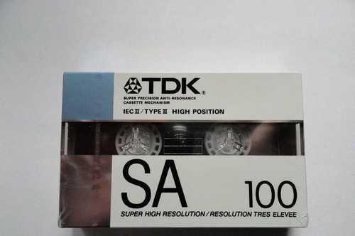 Аудио Кассета TDK SA100 Shrome Made in Japan