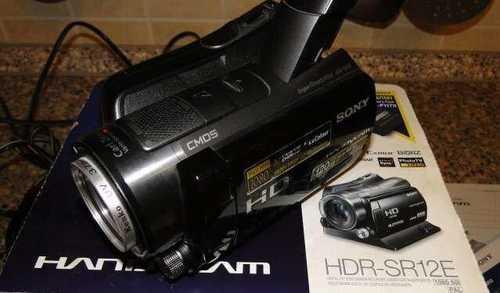 Sony HDR-SR12E видеокамера Full HD