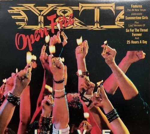 Y & T Open Fire, 1985 A&M Records - press RTB