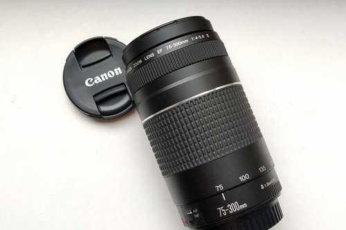 Canon EF 75-300mm в идеальном состоянии