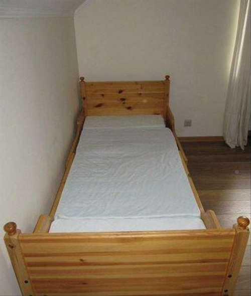 Детская кровать раздвижная от 3 лет Leksvik IKEA