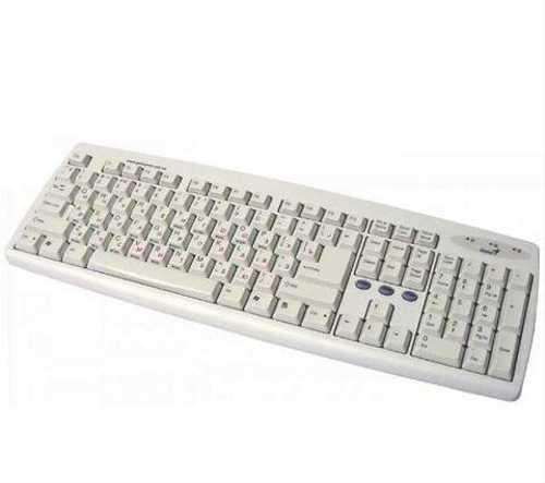 Клавиатура Genius KB-06X PS/2, цвет белый