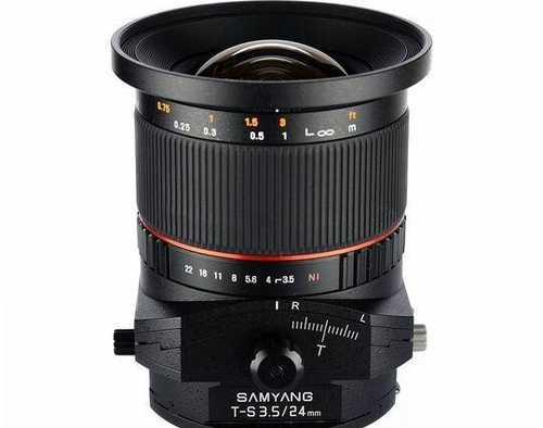 Объектив Samyang T-S 24mm f/3.5 ED AS UMC Sony E