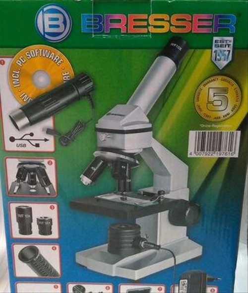 Микроскоп цифровой Bresser Junior 40x1024x
