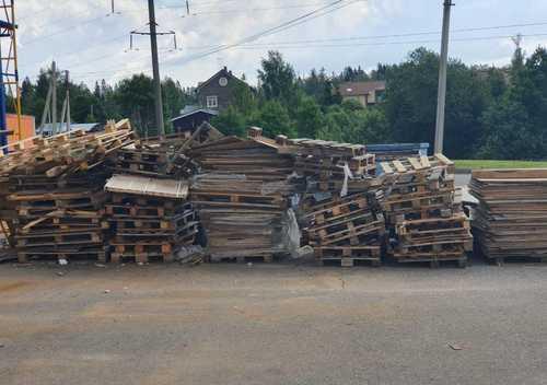 Поддоны ломаные на дрова бесплатно самовывоз