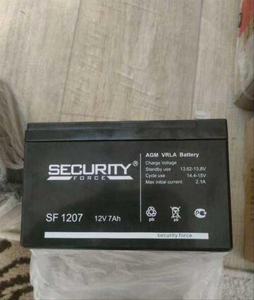 Аккумулятор security force sf1207