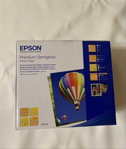 Фотобумага Epson Premium Semigloss 10x15 500 л
