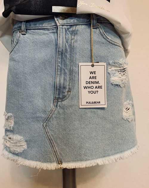 Юбка джинсовая, pull&bear