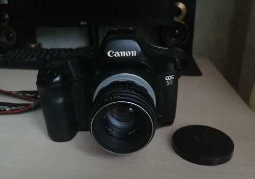 Зеркальный фотоаппарат Canon 5d легенда + Гелиос 4