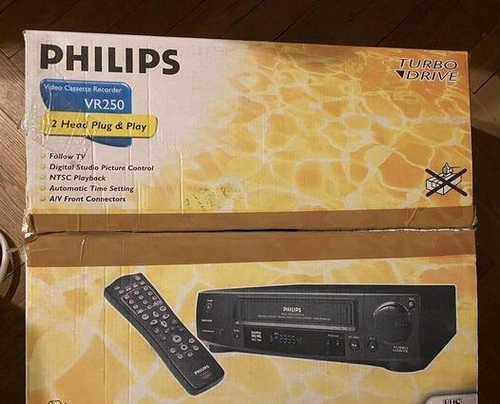 Видеомагнитофон philips vr 250