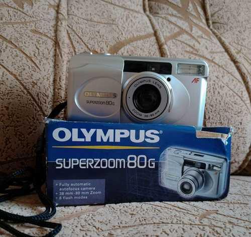 Плёночный фотоаппарат Olympus superzoom 80g