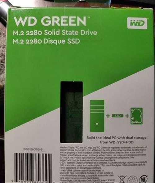 Внутренний SSD-накопитель 120Gb Western Digital Gr