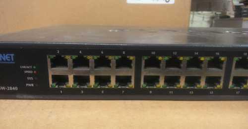 Коммутаторы Planet wgsw-2840 24 x Ethernet 10/100