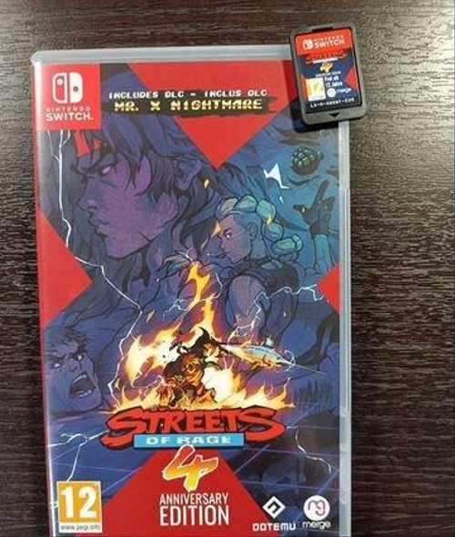 Streets of Rage 4 Anniversary Edition switch