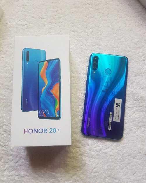 Honor 20s blue новый