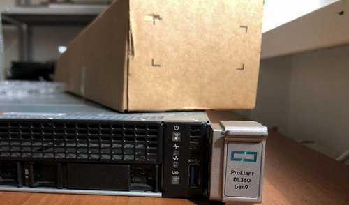 HP DL360 Gen9 (2x 2683v3 64GB P440ar) + рельсы к ш