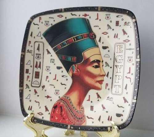 Декоративная тарелка "Нефертити"