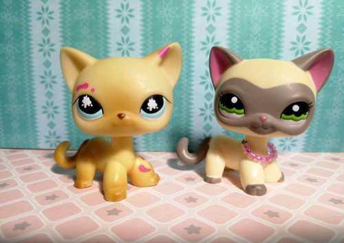 Lps(littlest pet shop) кошки, стоячки