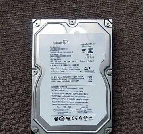 Жесткий диск seagate 750gb