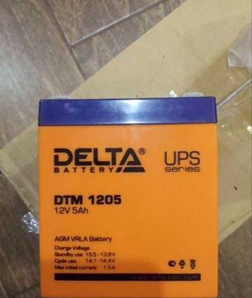 Аккумулятор ибп Delta DTM 1205