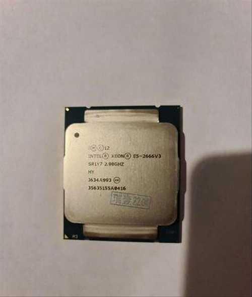 Процессор Intel Xeon e5 2666v3