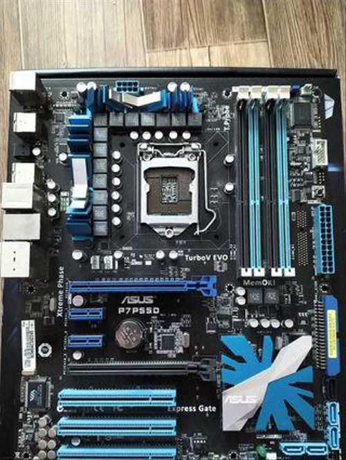 Материнская плата asus P7P55D LGA1156