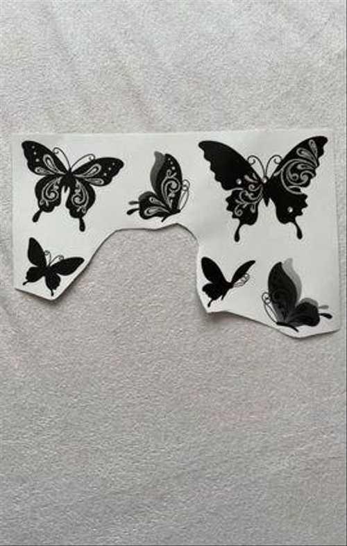 Декоративные наклейки бабочки для дизайна