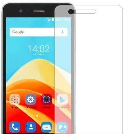Защитное стекло 2.5D для ZTE Blade A510 (прозрачно