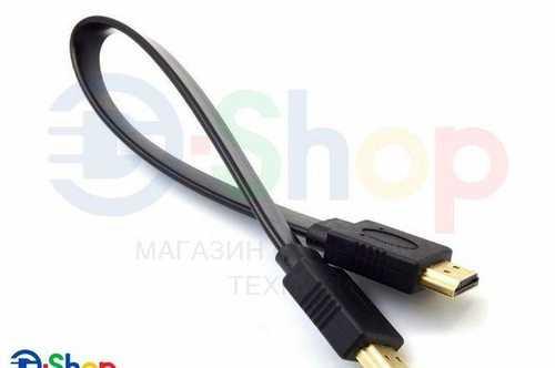Кабель hdmi - hdmi плоский короткий