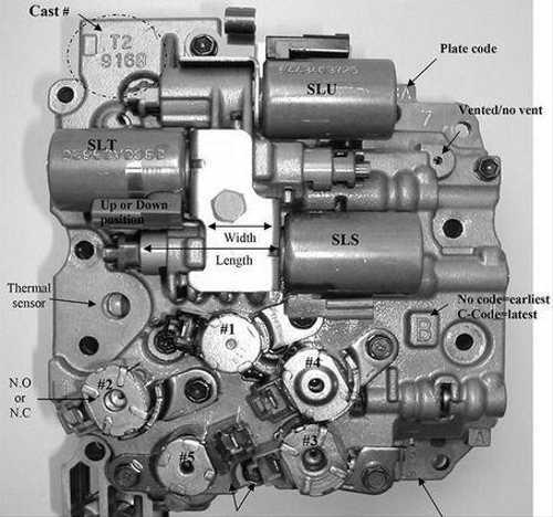 Схема акпп aisin 55 51