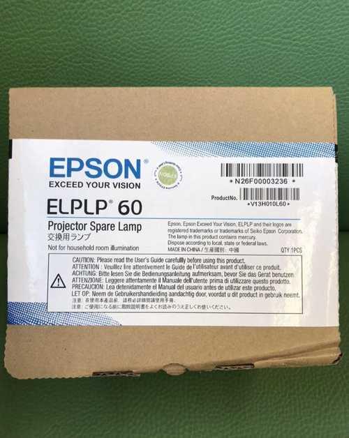 Оригинальный ламповый модуль Epson elplp 60 (V13H0