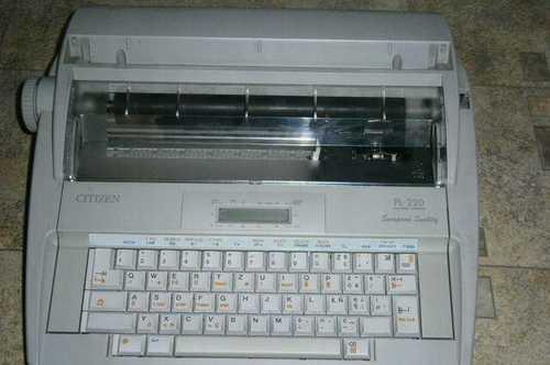 Печатная пишущая машинка citizen PL-220 разбор