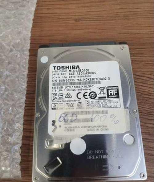 Жесткий диск 2,5" Toshiba 1 тб