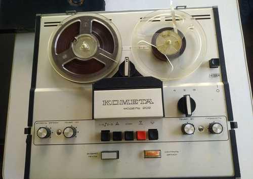Катушечный магнитофон СССР Комета209